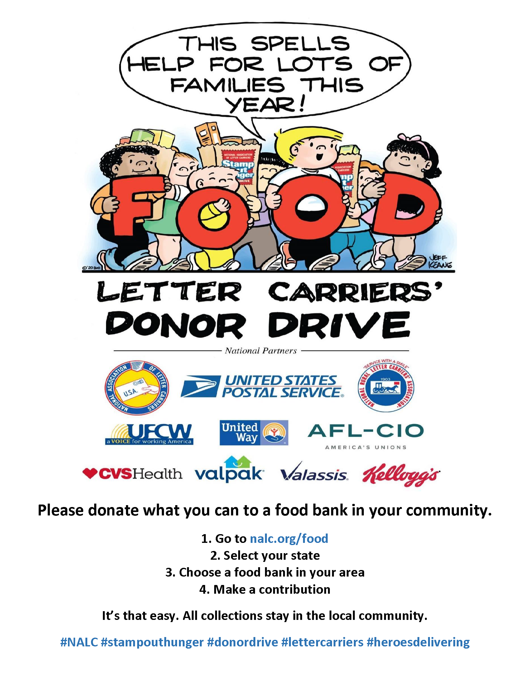 NALC Food Donor Drive